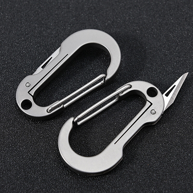 Titanium Alloy Keychain Fold Knife MINI Knife Portable Keychain Outdoor ...