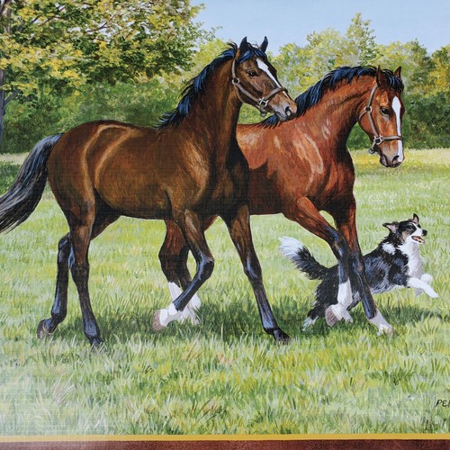2016 LANG HORSE CALENDAR Frame FILLIES & COLTS ART by Persis C. Weirs ...