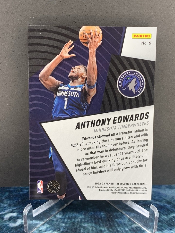 2022-23 Panini Revolution #6 Anthony Edwards Shock Wave | eBay