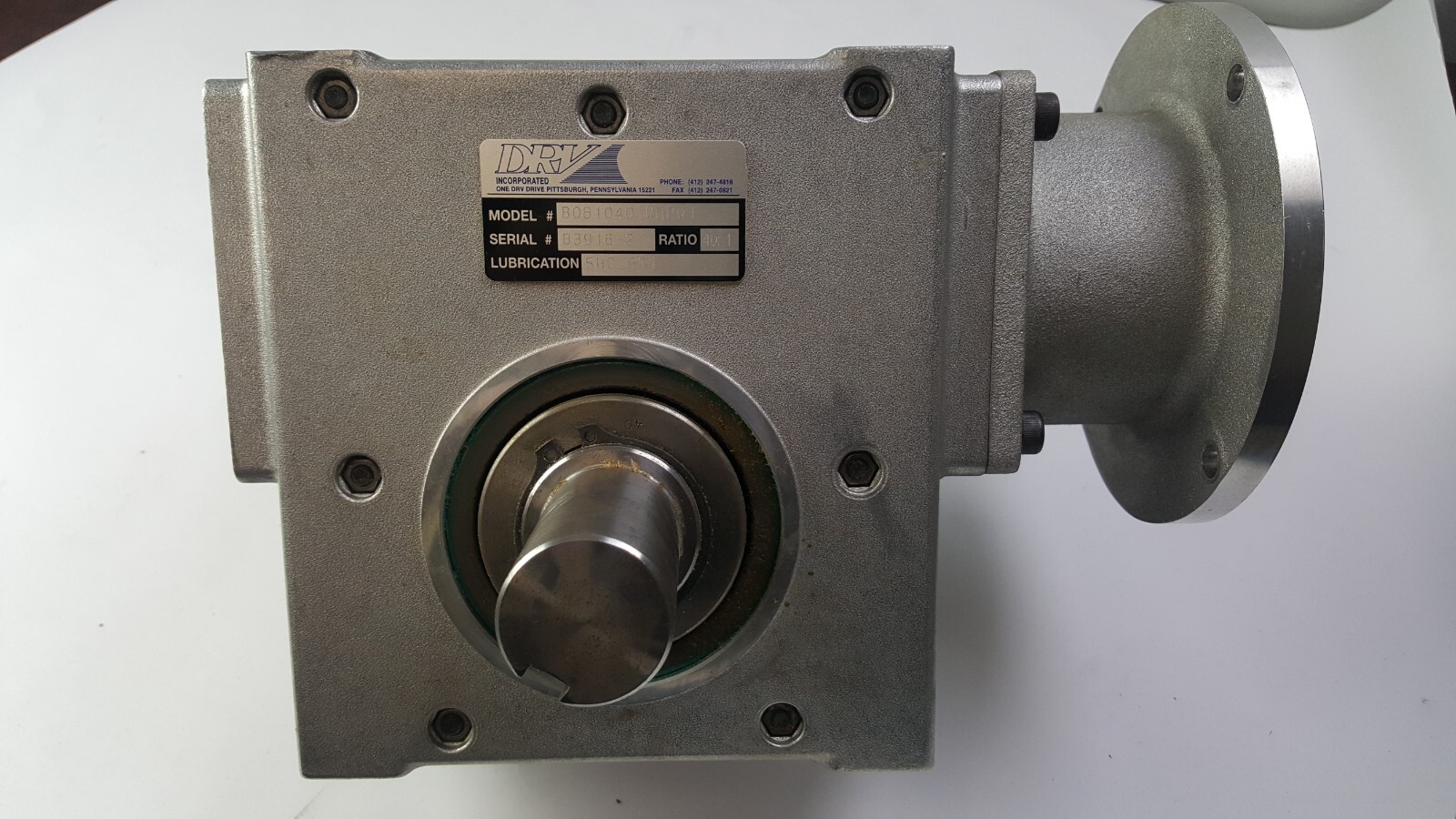 Textron Cone Drive DRV B081040.WRPQ1 40:1 Ratio Dual Output Gear ...