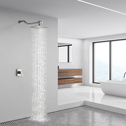 Shower Faucet Set Complete Shower System with 8 Inch Rain Shower ...