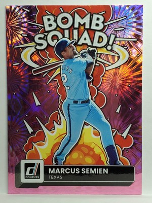 2022 Panini Donruss Baseball Bomb Squad Marcus Semien Texas Rangers ...