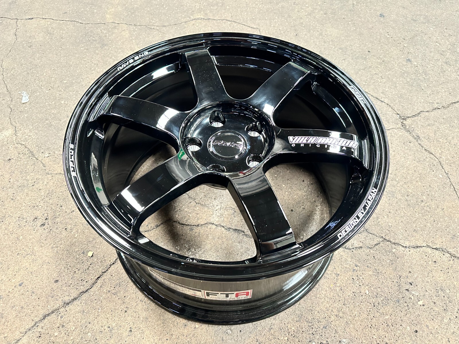 New 18x9.5 ET44 5x120 AOW TE37 SAGA S-Plus Wheel CIVIC TYPE R FK8 FL5 ...