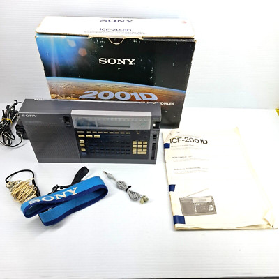 SONY ICF-2001D Radio Tuner World Band Receiver+Original Box ETC-READ ...