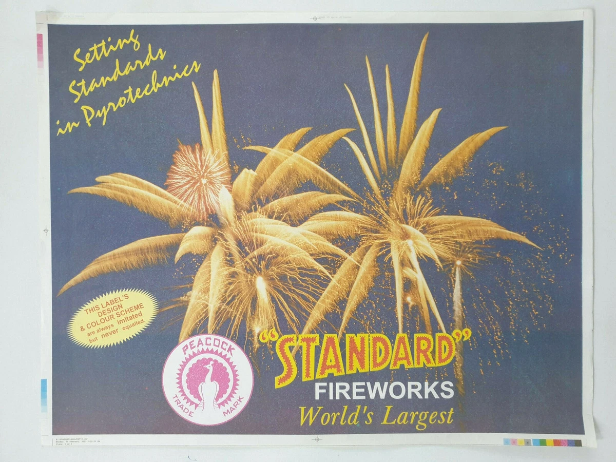 Standard Fireworks Peacock Logo