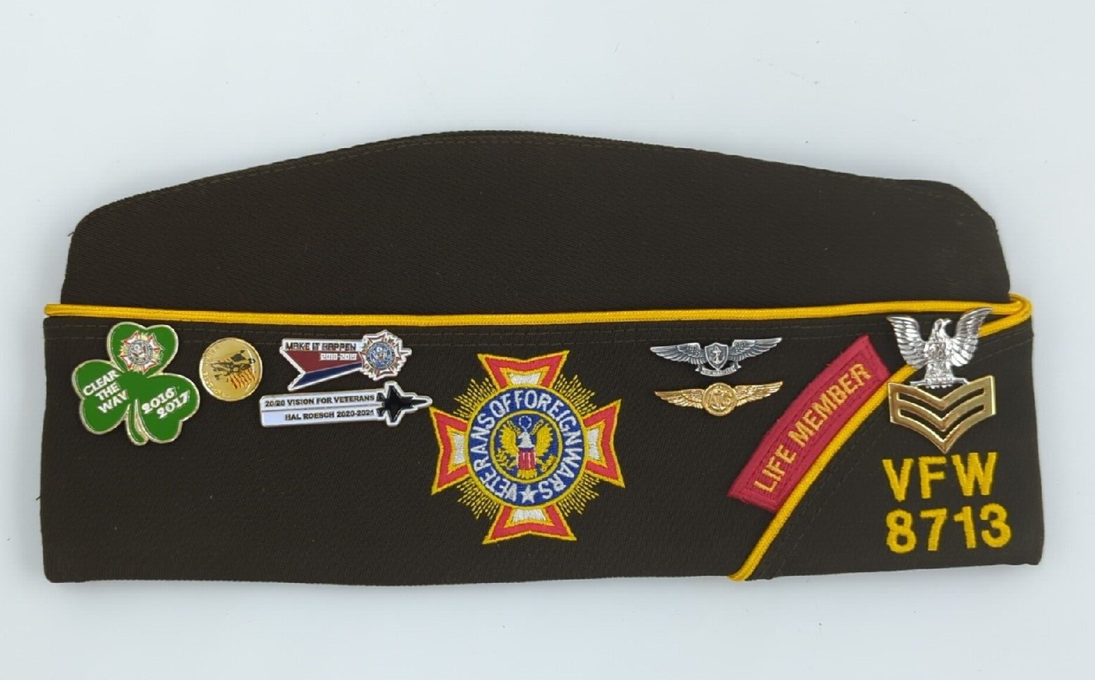 Veterans of Foreign Wars VFW 8713 Life Member Military Cap Brooksville ...
