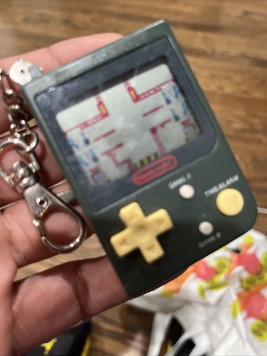 Nintendo 1993 Key Chain Game Boy Green Color Vintage Super Mario ...