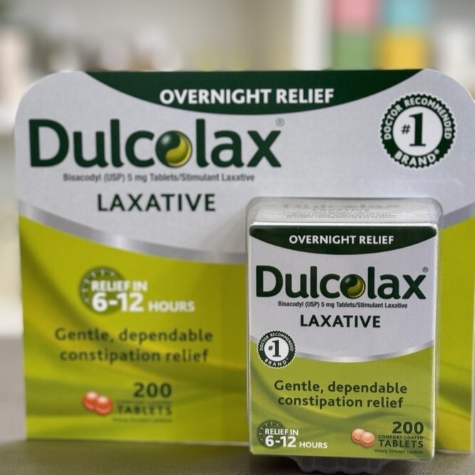 Dulcolax Comfort-Coated 6-12 Hours Overnight Relief Laxative 200 ...