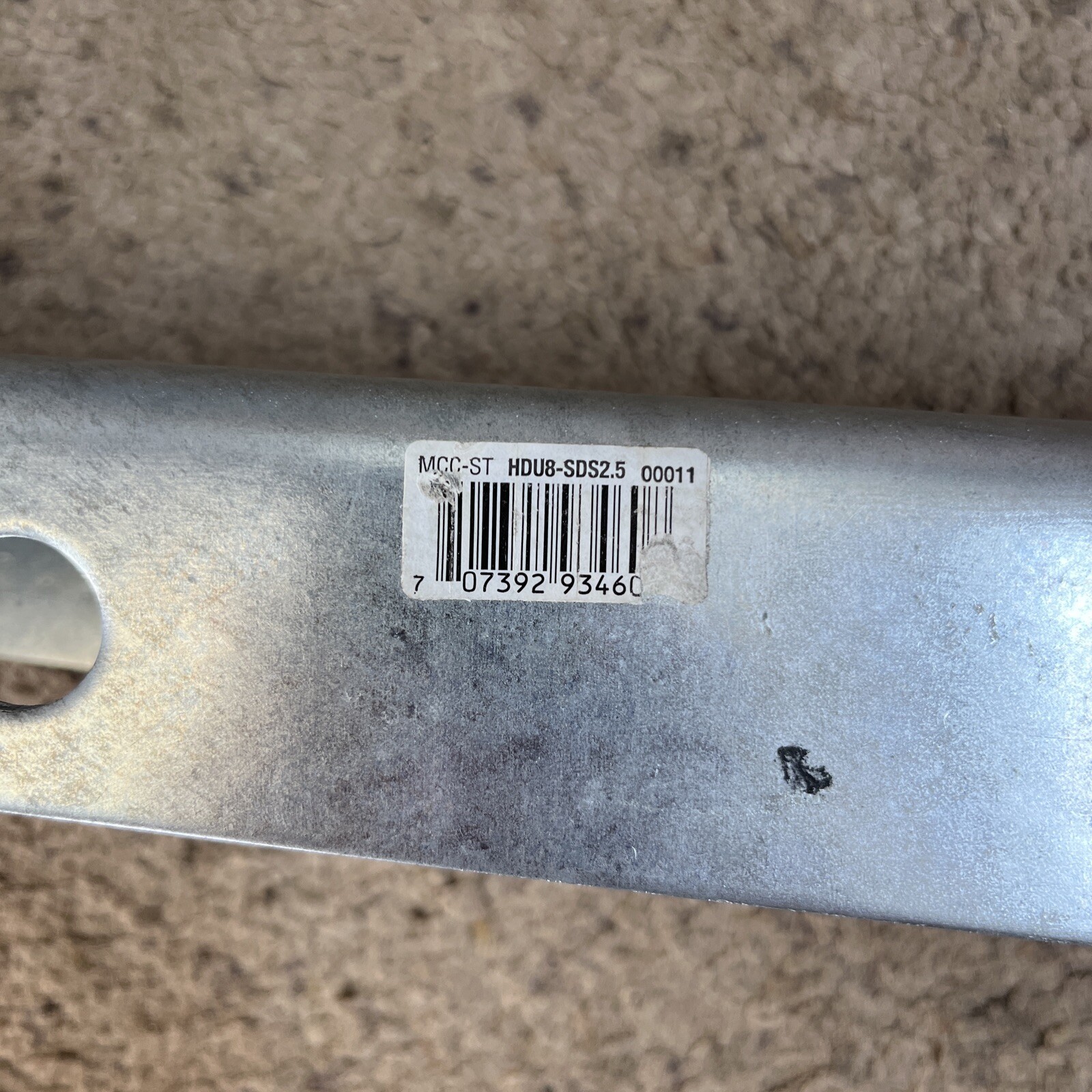 Simpson Strong-Tie HDU8-SDS2.5-16-5/8" Galvanized Predeflected Holdown ...