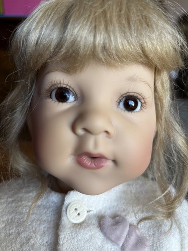 Rare Beautiful Gotz Doll Amelie With Her Teddy Bear 23" | eBay Australia