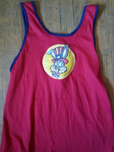 Vintage 1970s Red Bugs Bunny Ringer Tank Top Size L | eBay