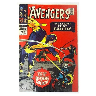 Avengers #35 - 1963 series Marvel comics VG Full description below [n ...