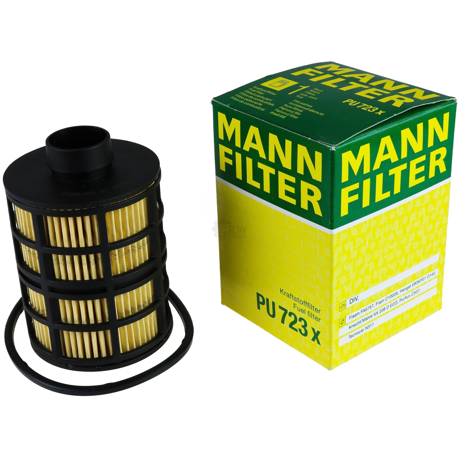 Mann Fuel Filter PU723X fits Fiat 500 C 312 1.3 D Multijet (312CXB1A ...