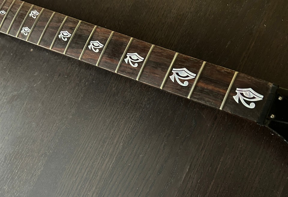 Eye Of Horus Kirk Hammett ESP KH MOP Vinyl Decal Dot Covering inlay set ...