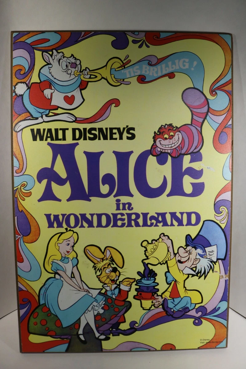 Vintage Disney Alice In Wonderland Art