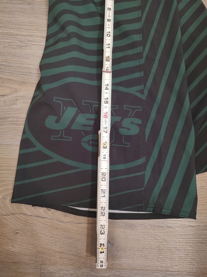 Men NFL New York Jets Trunks size 36 green And Black Stripe Team ...