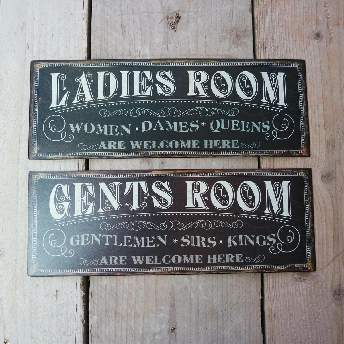 Vintage Ladies Room Sign