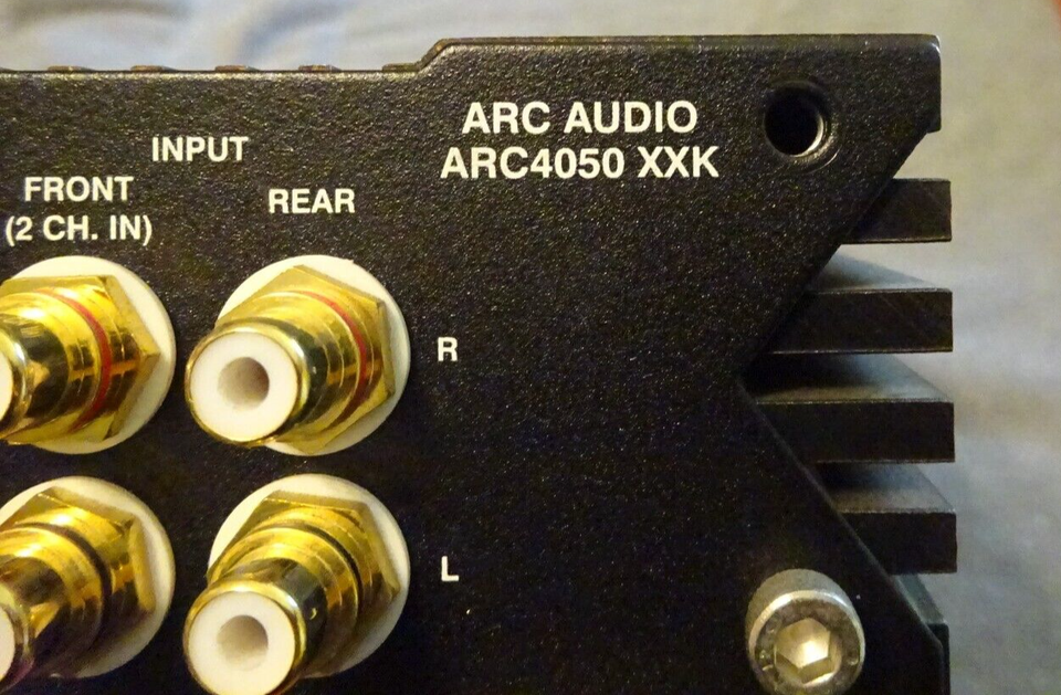 MINT OLD SCHOOL ARC AUDIO ARC4050 XXK SOUND QUALITY AMP DESIGNED BY ...