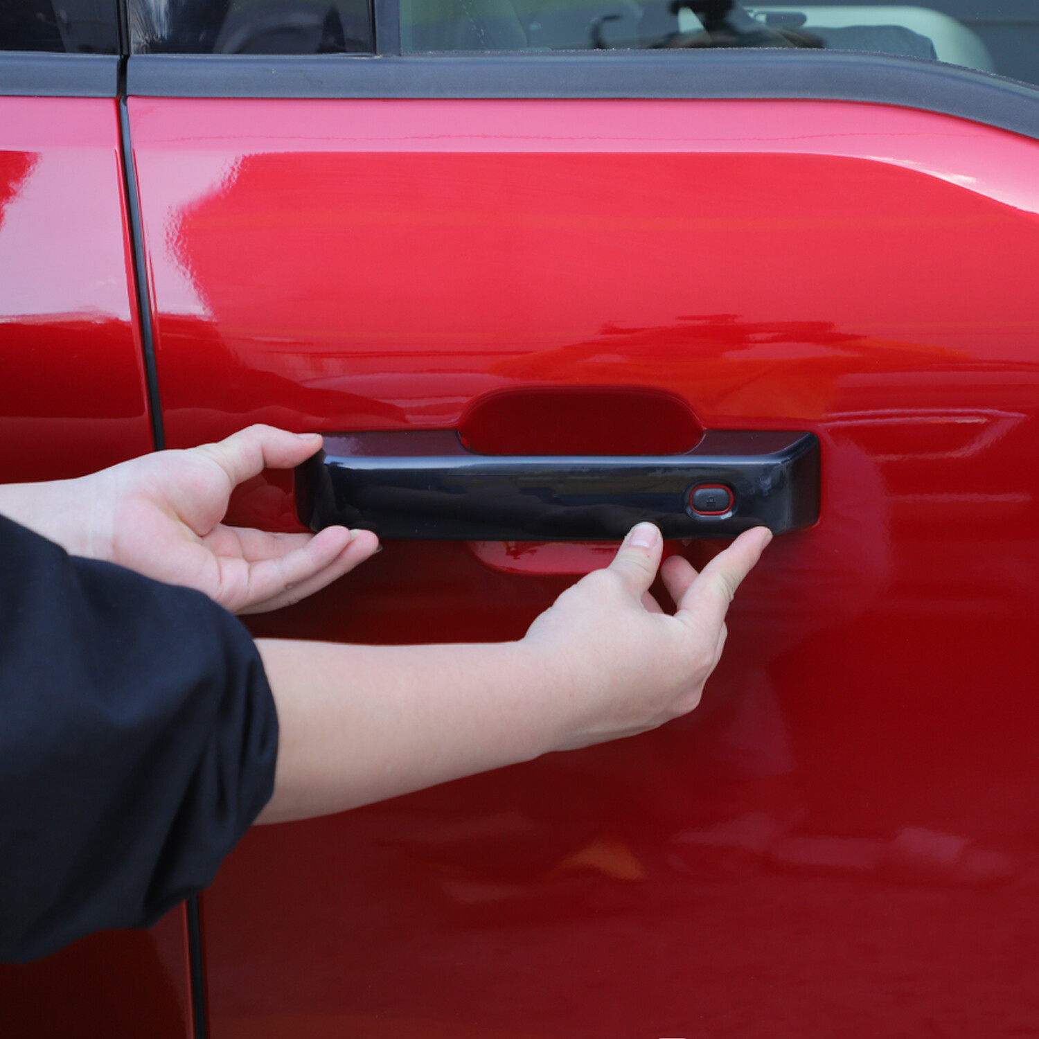 Exterior Door Handle Decor Covers Trim Shell For 2021 2022 2023 Ford ...