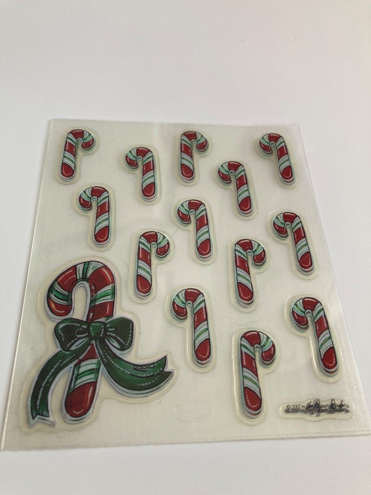 Scrapbook Stickers Lot Candy Canes 6 Sheets | eBay