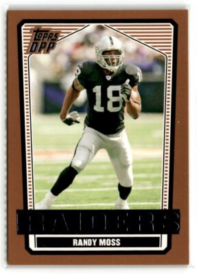 2007 Topps Draft Picks & Prospects Football #39 Randy Moss Oakland ...