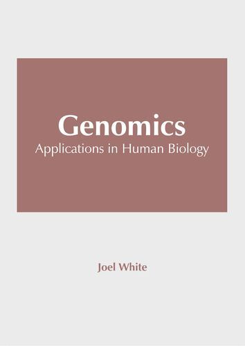 Genomics: Applications in Human Biology [Hardcover] 9781647403928| eBay