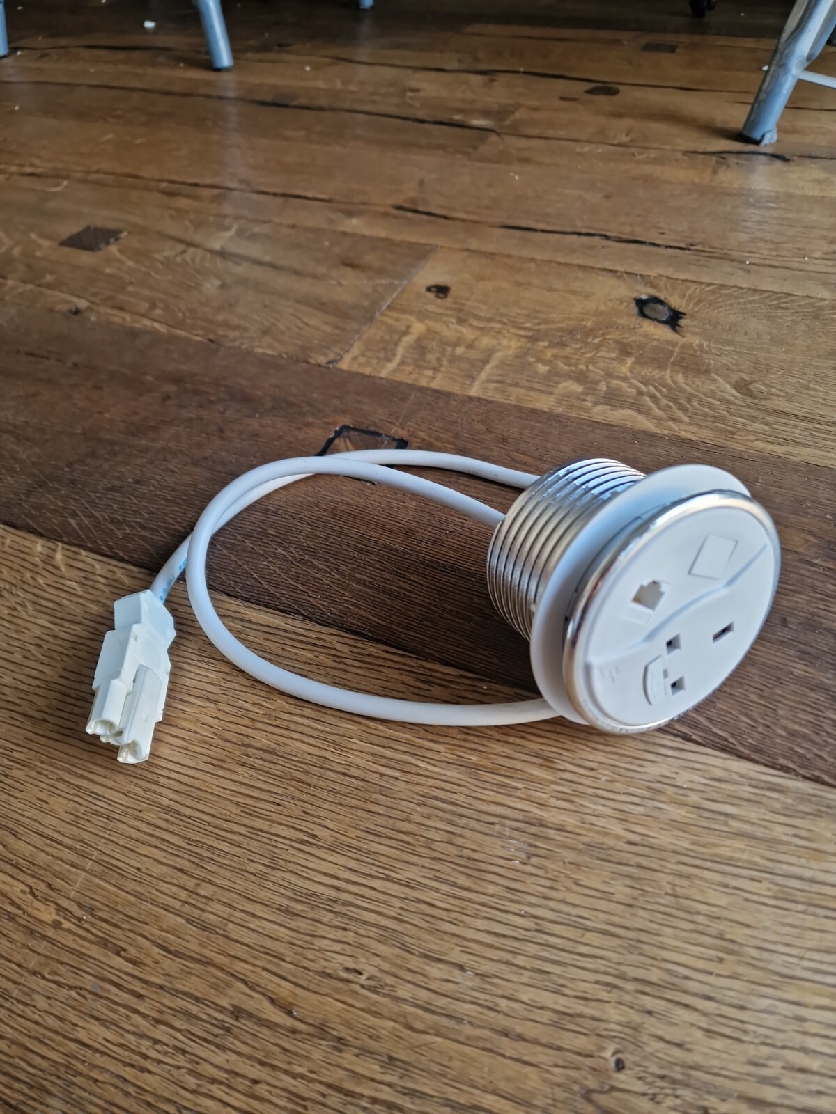 CMD PortHole desk socket 1 UK Power 1 CAT6A 90U001WGST White | eBay UK