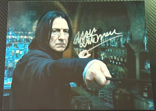 Alan Rickman Harry Potter Signed 8x10 COA Autograph Photograph | eBay