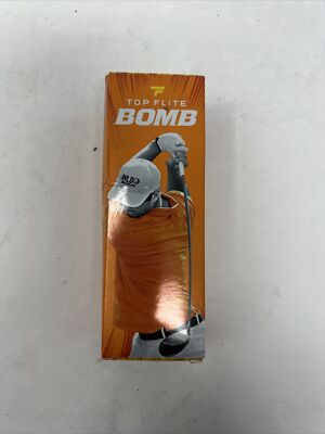 NEW TOP FLITE BOMB GOLF BALLS EXPLOSIVELY LONG & STRAIGHT ( WHITE ) 3 ...