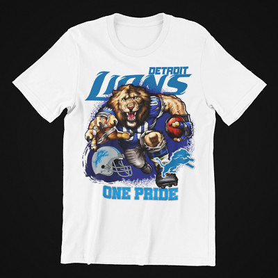 NEW NFL Detroit Lions Mascot T-shirt One Pride Sizes: S - XL | eBay