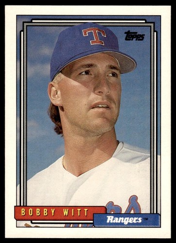 1992 Topps 675 Bobby Witt Texas Rangers Baseball Card | eBay