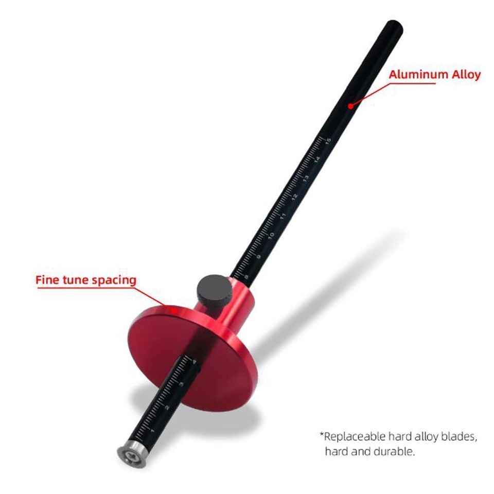 Wheel Marking Gauge Scriber Quick Measurement Solid Accurate Metal ...