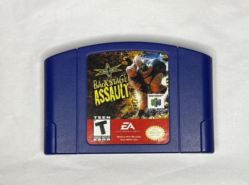 WCW Backstage Assault. N64. Nintendo 64. Tested And Working. Loose Copy ...