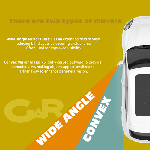 For Mazda 3 wing mirror glass 03-09 Left Passenger side Spherical | eBay UK