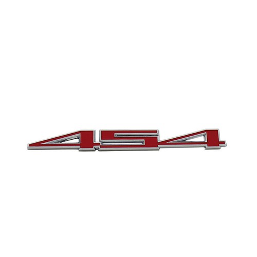 1x Chrome Red 454 Emblem Bumper Trunk Badge 3D Metal Logo | eBay