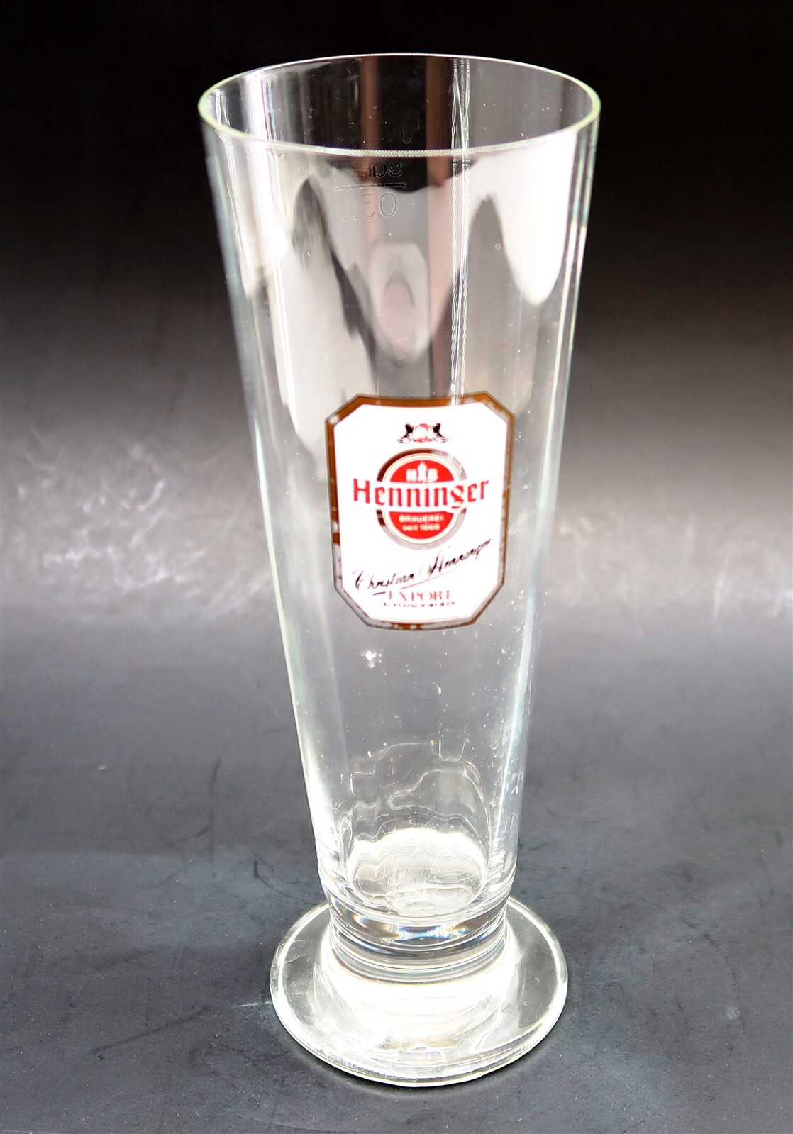 HENNINGER Christian Henninger HB Export German Beer Glass 8" Tall ...