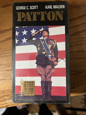 Patton - 2 VHS Tape Set, CBS/Fox Video, 1986, Unopened, starring George ...