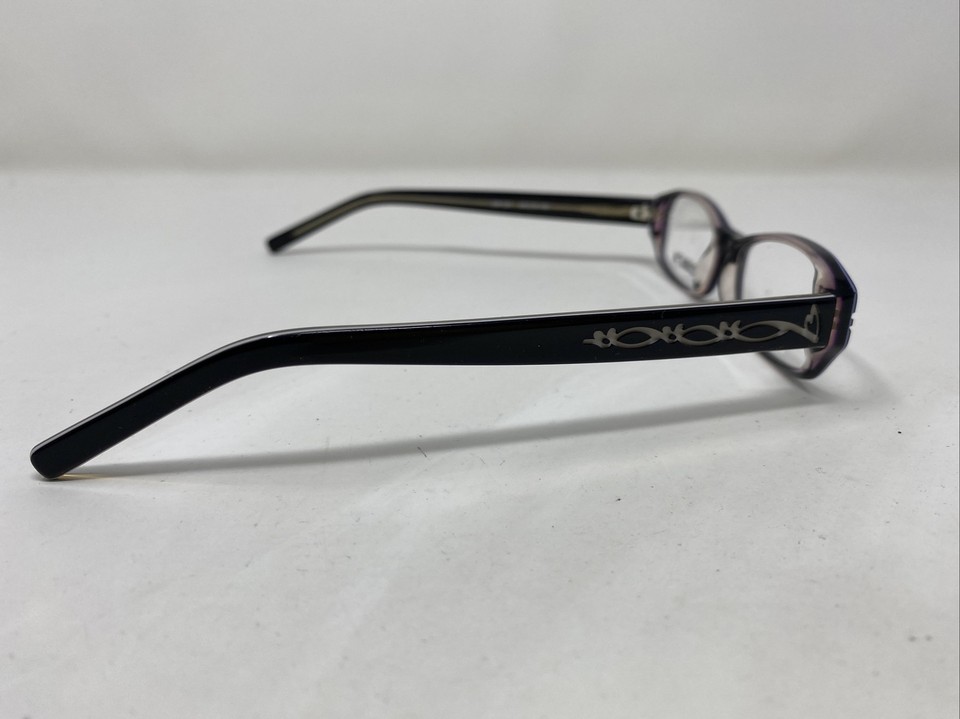 Roxbury 336 C27 50-16-140 Black Crystal Full Rim Plastic Eyeglasses ...