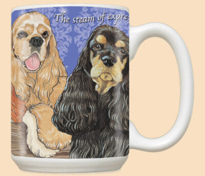 Cocker Spaniel Ceramic Coffee Mug Tea Cup 15 oz | eBay