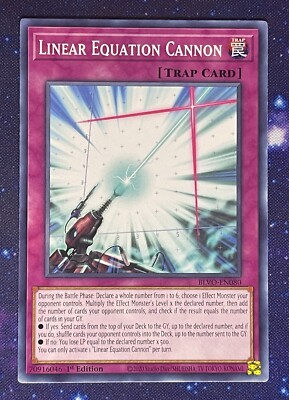 Yu-Gi-Oh! TCG, Linear Equation Cannon, Blazing Vortex BLVO-EN080 Common ...