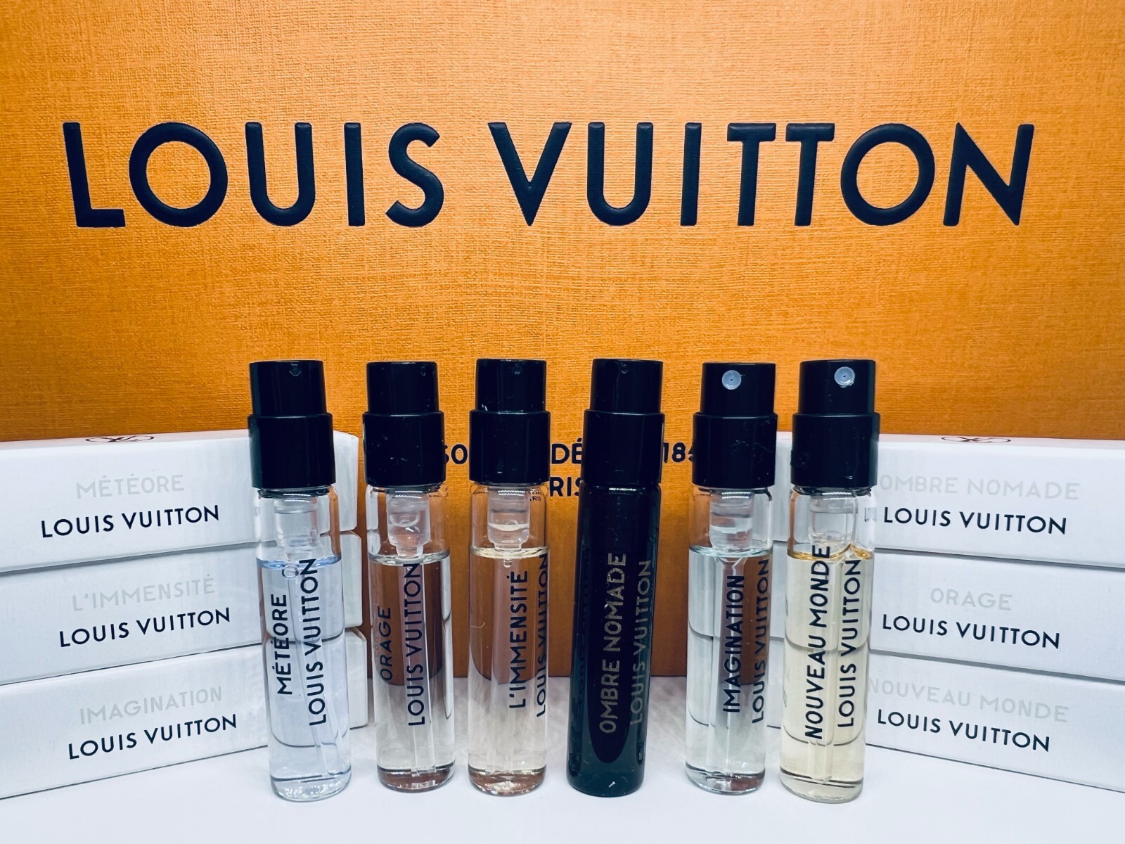 Louis Vuitton Men Perfumes Collection Sample Vials Spray 2ml /0.06oz ...