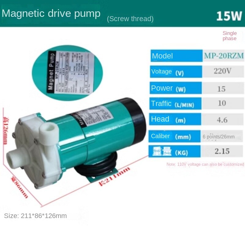 Magnetic Drive Pump Aid Resistance Centrifugal Water Pump Circulation ...