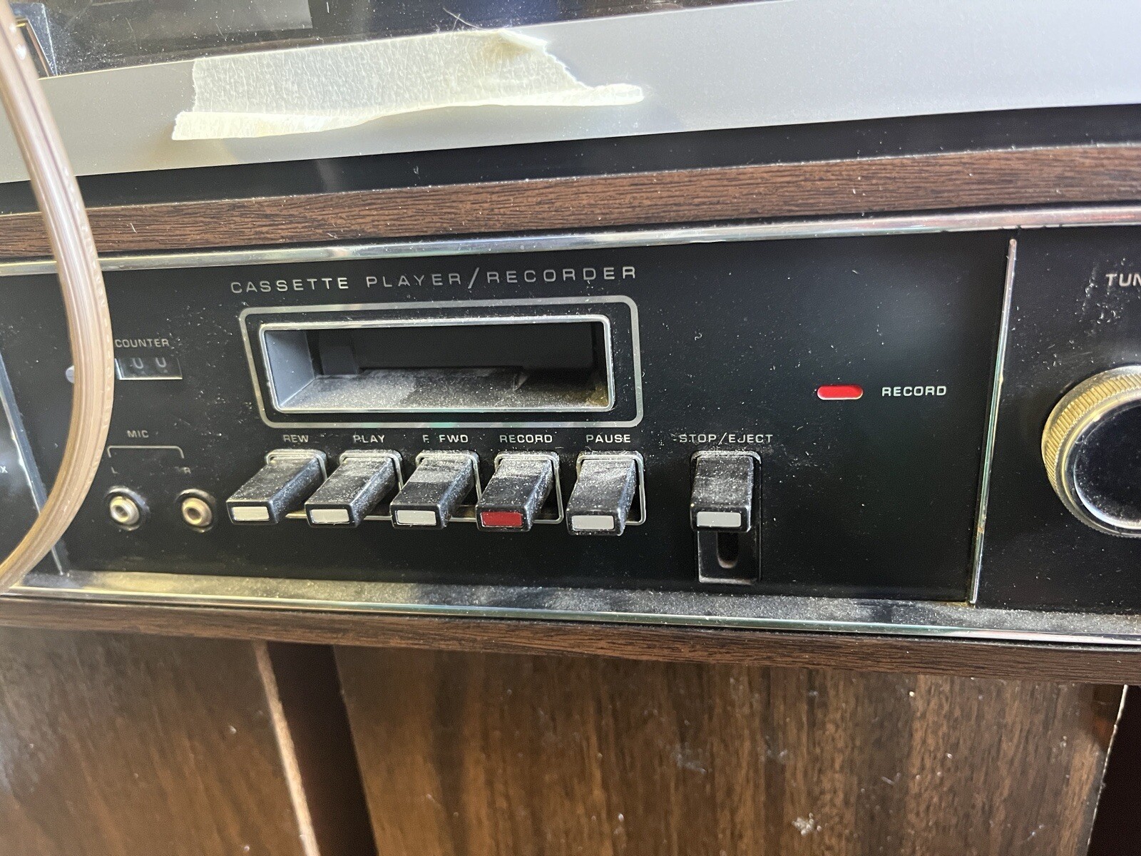 VINTAGE ZENITH ALLEGRO AM/FM TURNTABLE STEREO WITH SPEAKERS- AS IS | eBay