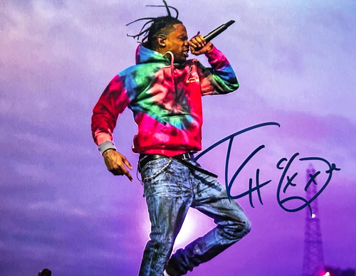 Travis Scott Signed 8x10" Photo Authentic Original Autograph w/COA | eBay