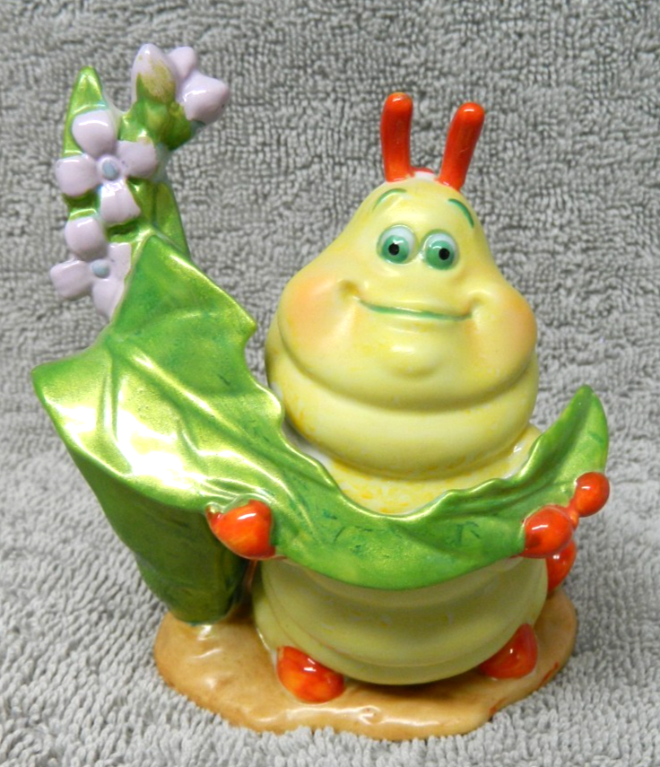 VINTAGE CLASSIC DISNEY PIXAR HEIMLICH - BUGS LIFE PORCELAIN FIGURINE ...
