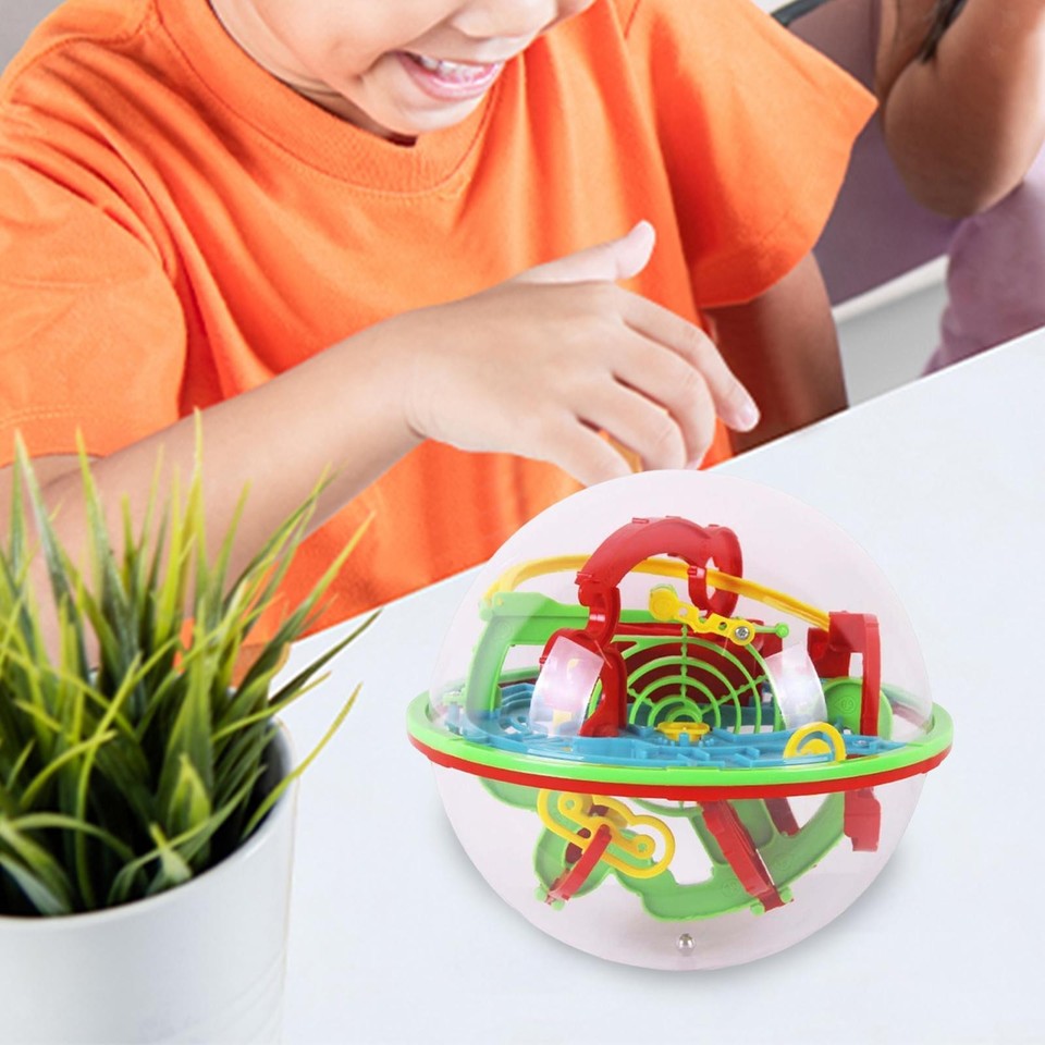 Children 3D Labyrinth Ball Puzzle Toy 100 Challenging | eBay Australia