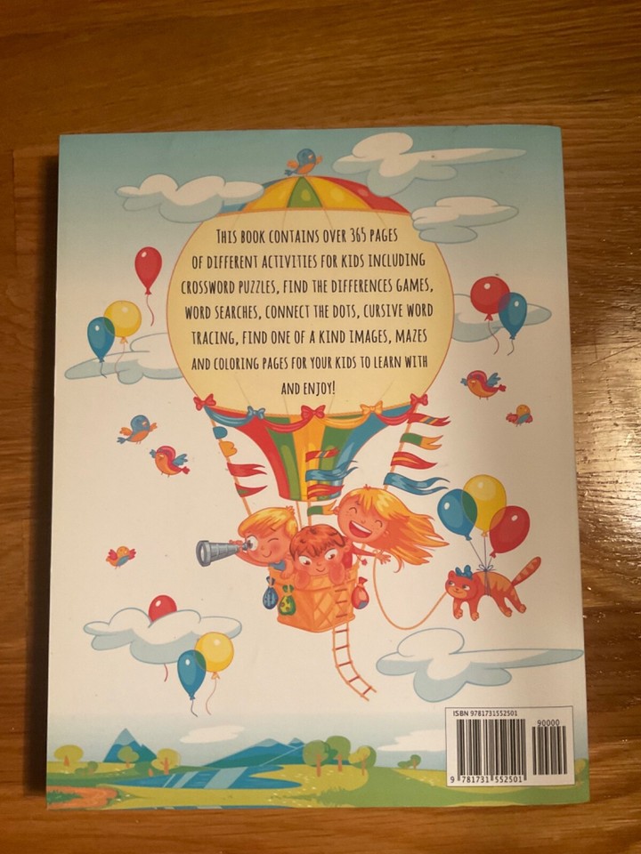 365 Jumbo Activity Book for Kids Ages 4-8 : Over 365 Fun Activities ...