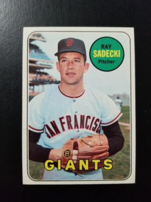 RAY SADECKI 1969 TOPPS BASEBALL CARD #125 SAN FRANCISCO GIANTS | eBay