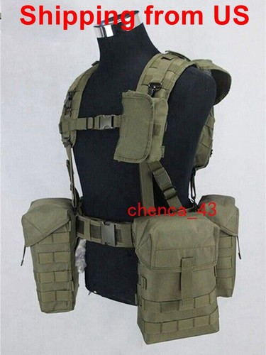 US Ship Russian Special Forces Combat Chest Vest PKM Set Tactical ...