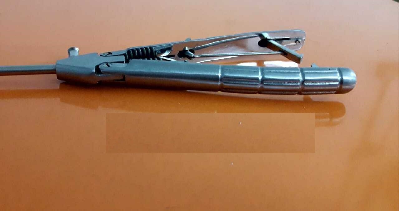 Laparoscopic Needle Holder Driver Curved Jaw Lock Unlock System 5mm | eBay